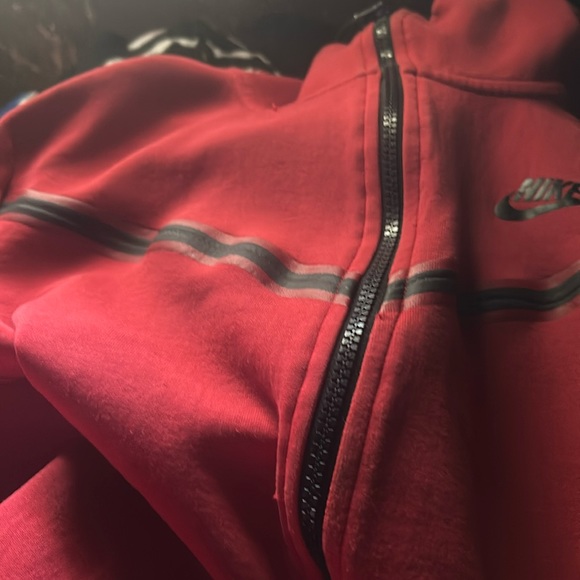 Nike | Jackets & Coats | Nike Tech Red | Poshmark